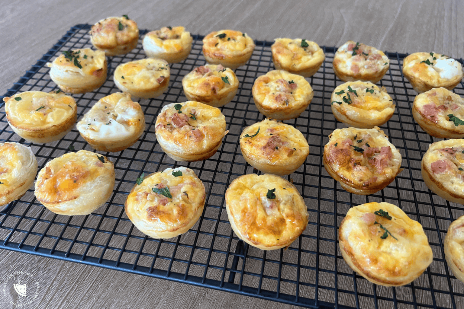 Gluten-Free Cheese & Bacon Mini Quiches