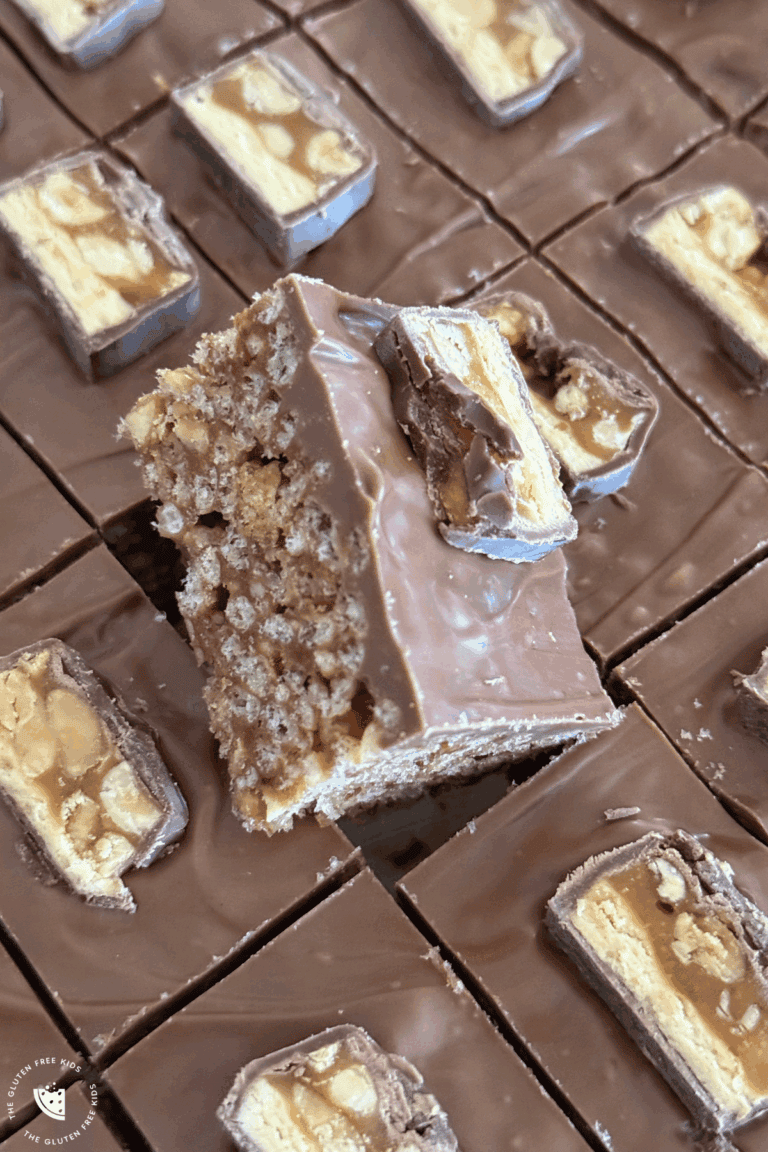 Gluten-Free Snickers Slice (No-Bake)