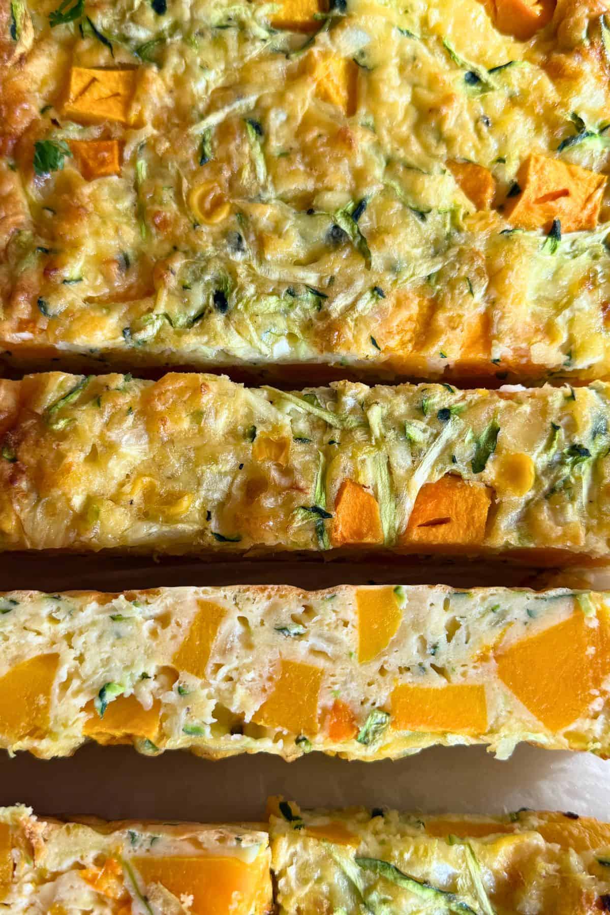 Zucchini & Pumpkin Slice (Gluten-Free)